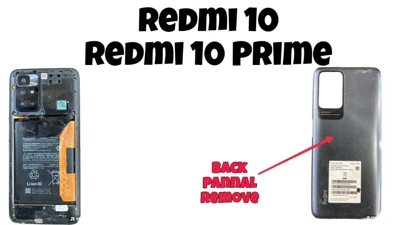 Redmi 10 Prime Back Pannel Change || Redmi 10 Prime unboxing📲|| Redmi ...