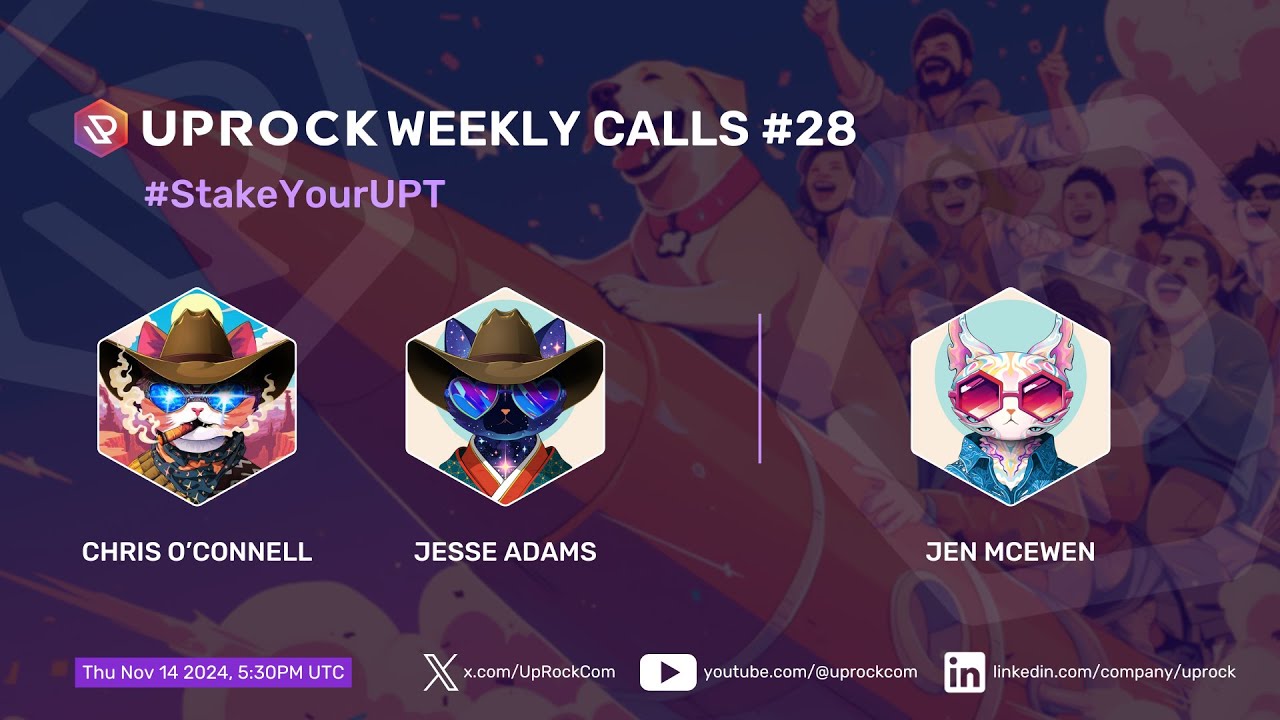 UpRock Weekly Calls #28: #StakeYourUPT - YouTube