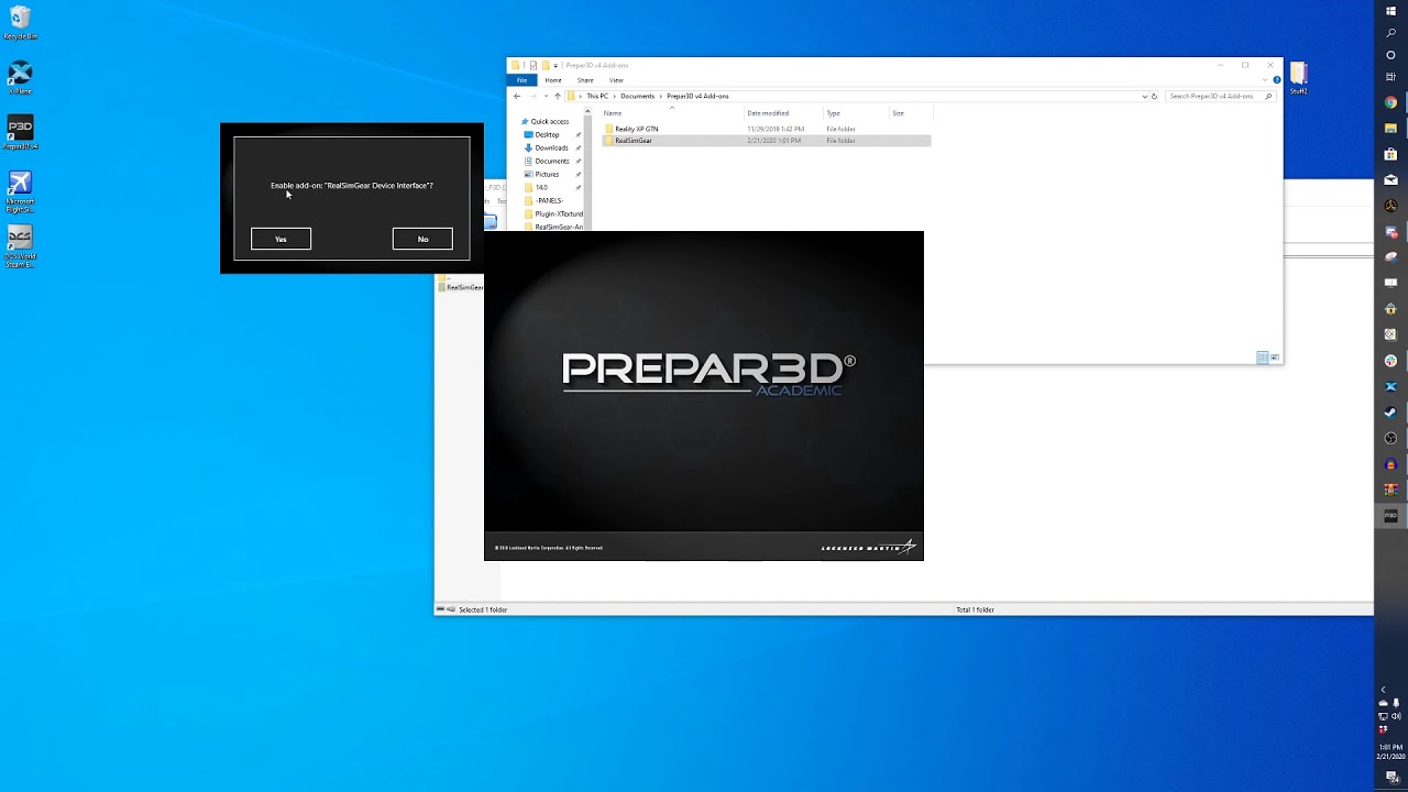 Setup for Prepar3D v3 and Prepar3D v4. - YouTube