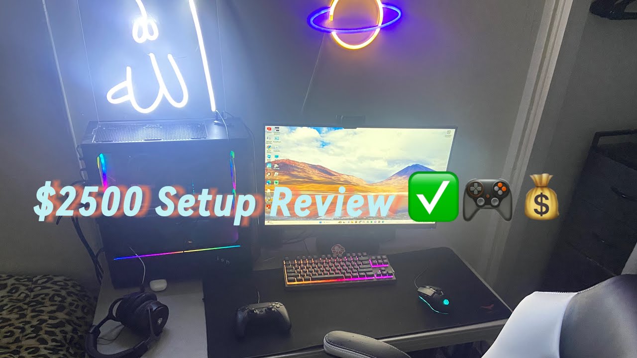 How I Afforded This Gaming Setup At 17 Years Old! *Full Room Tour ...