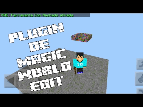 Mcpe-Plugin de Magic World Edit em Português [PocketMine e Mc Node] - YouTube