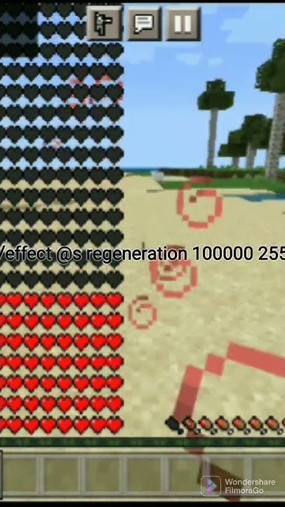 How to get unlimited hearts in minecraft ||#shorts|| - YouTube