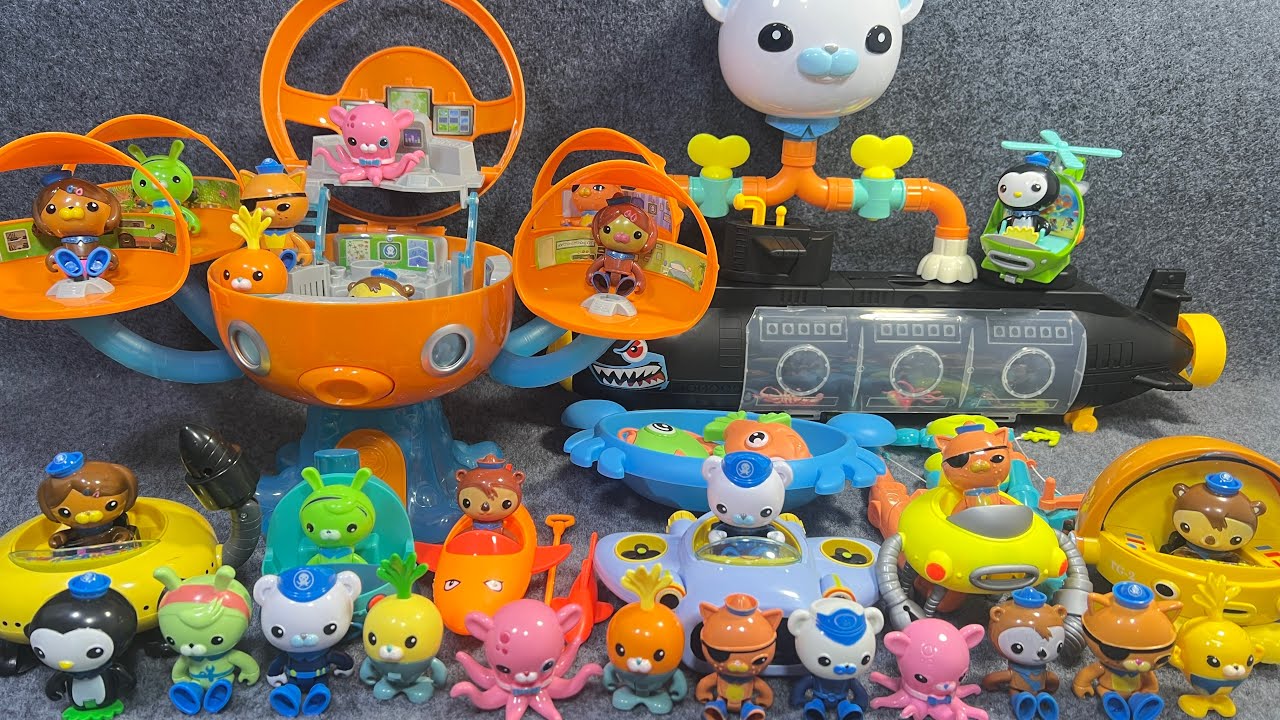 10 Minutes Satisfying with Unboxing Octonauts Toys，Octopus Castle ...