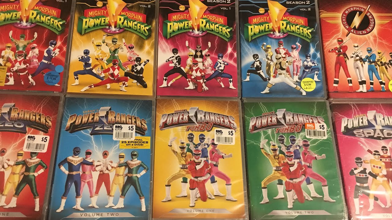 Power Rangers DVD Collection 2018 - YouTube
