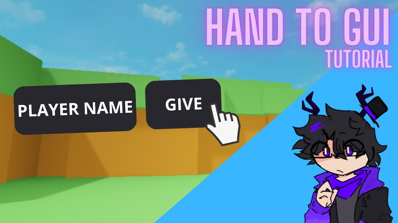 How to create a HandTo GUI | Roblox Studio Tutorials - YouTube