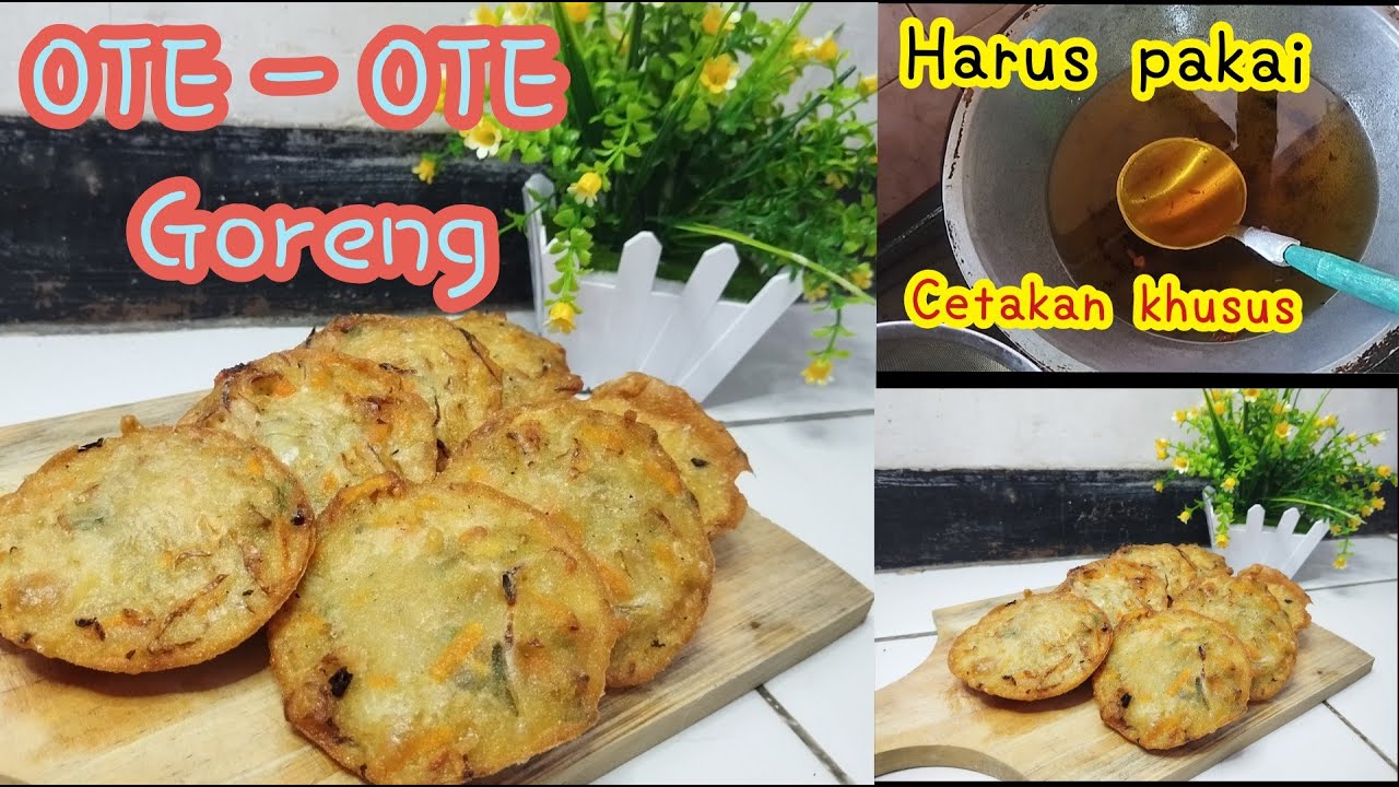 RESEP SIMPEL BAKWAN SAYUR RENYAH ( OTE OTE GORENG ) - YouTube