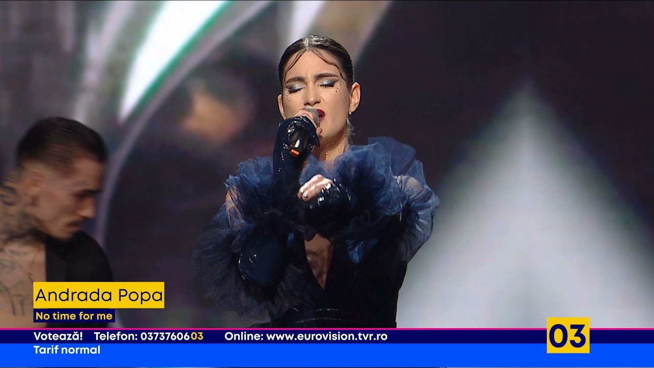 Andrada Popa - No time for me | Finala Eurovision România 2023 (@TVR1) - YouTube