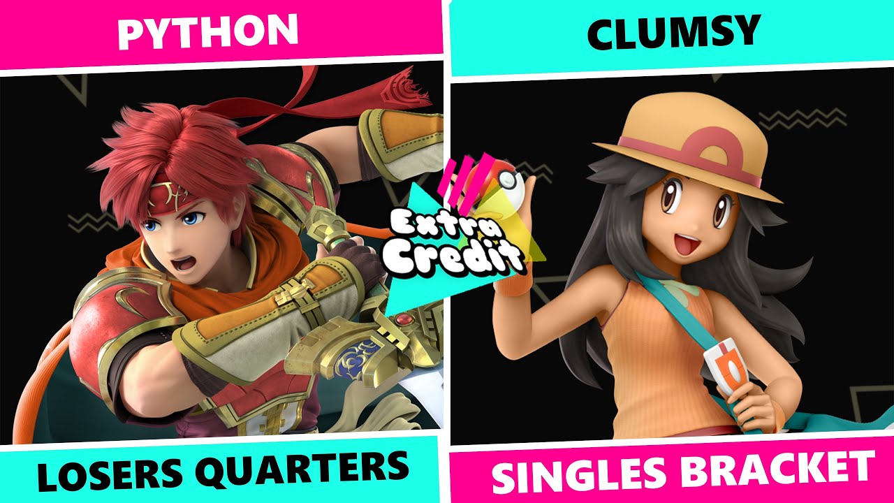 Extra Credit #34: Losers Quarters - python (Roy) Vs Clumsy (Pokémon Trainer, Joker) SSBU Singles ...
