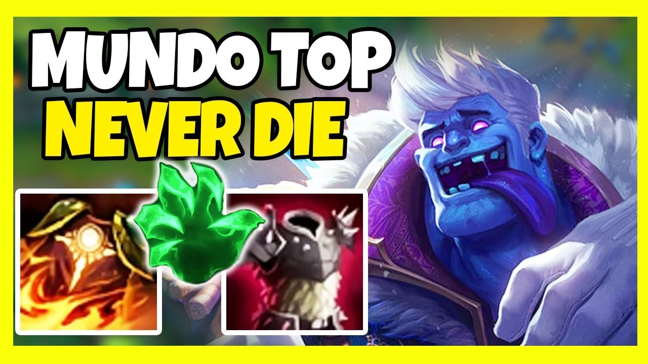 MUNDO TOP IS THE NEW OP FOR RANKED! RUN THEN DOWN WITH 60% TENACITY ...