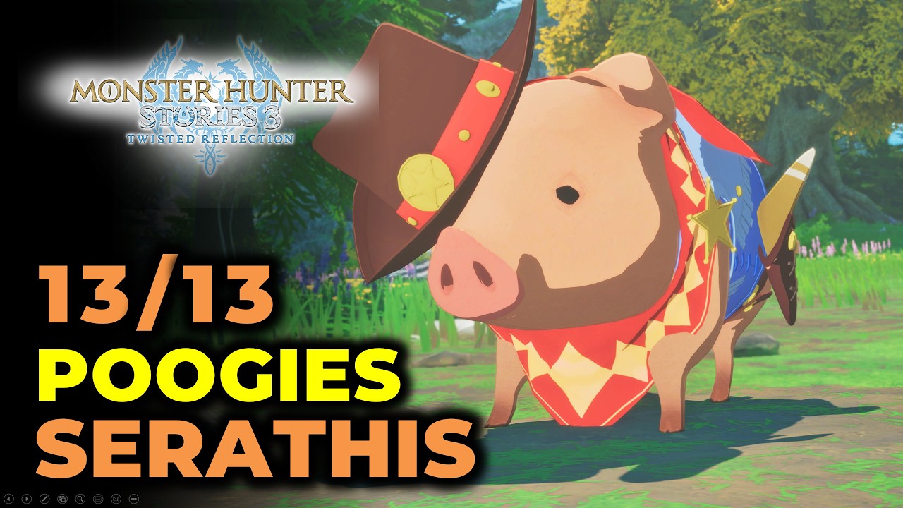 Serathis - All 13 Poogies Location | Monster Hunter Stories 3 Twisted ...