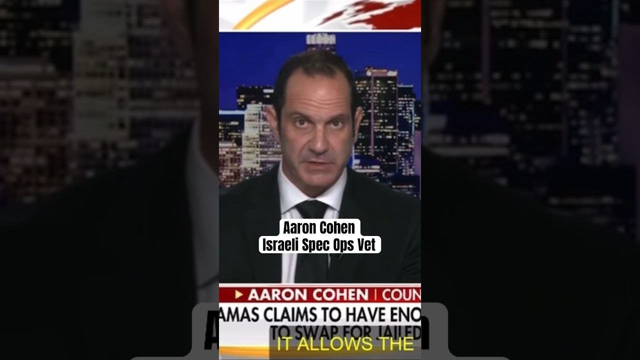 Aaron Cohen Israeli Spec Ops Vet On Fox News Discussing The Multiple ...