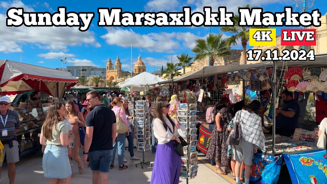 This is the most famous market in Malta, Marsaxlokk on a Sunday - YouTube