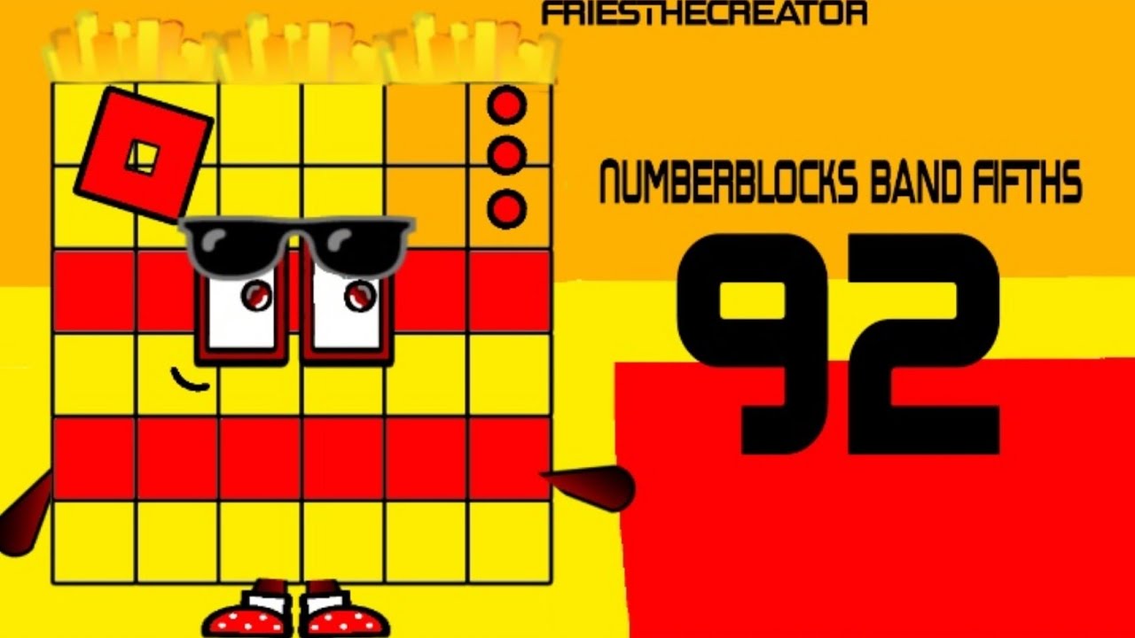 Numberblocks band Fifths 92 + (BONUS) - YouTube