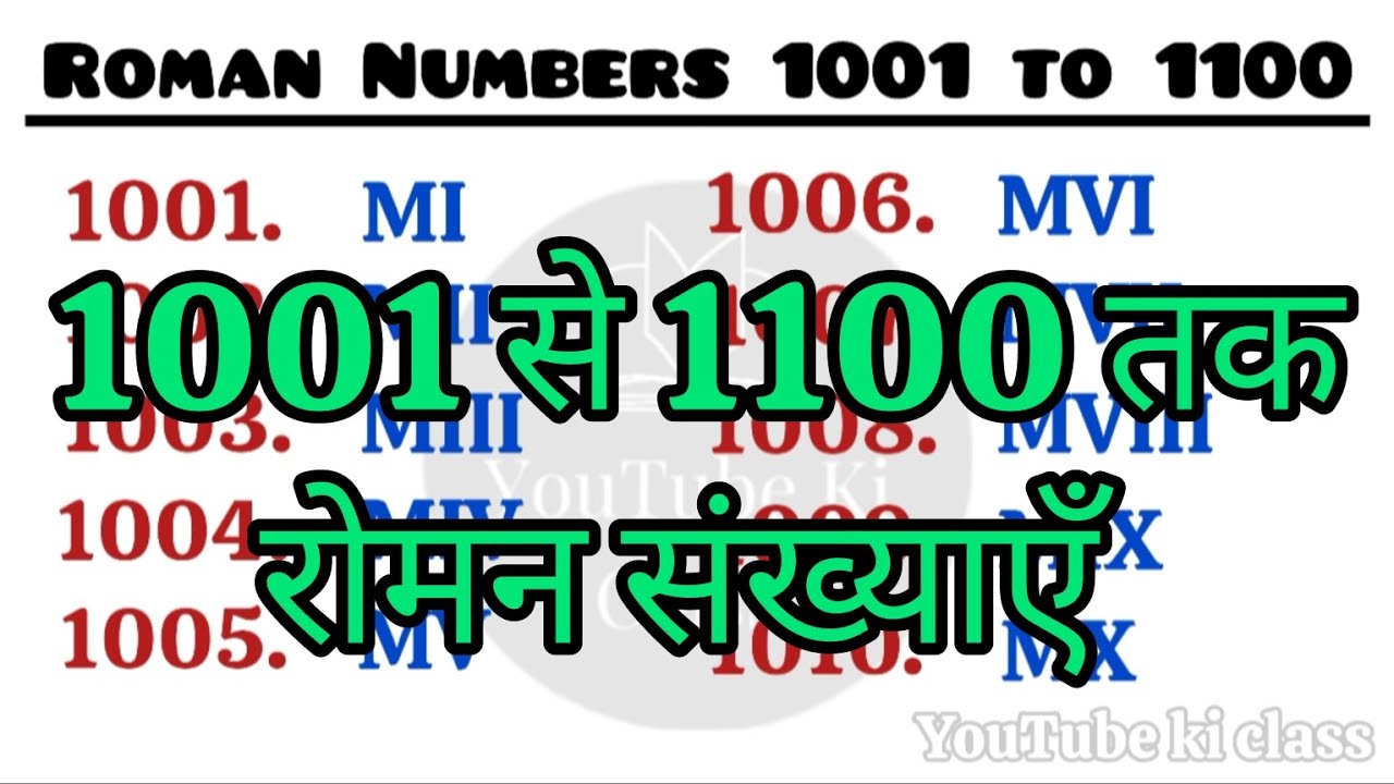 1001 To 1100 Roman Numbers 1001 To 1100 Roman Numerals 1001-to-1100-roman-numbers-1001-to-1100-roman-numerals