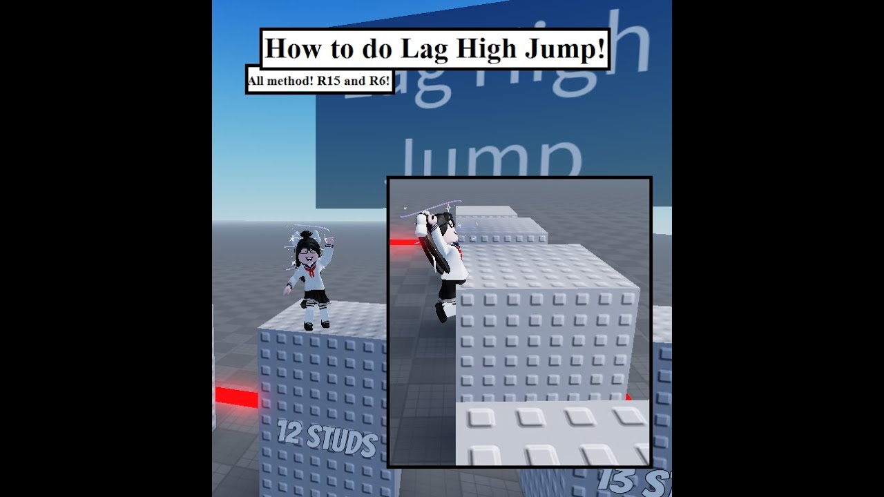 How to do Lag High Jump! [R15 and R6] - YouTube