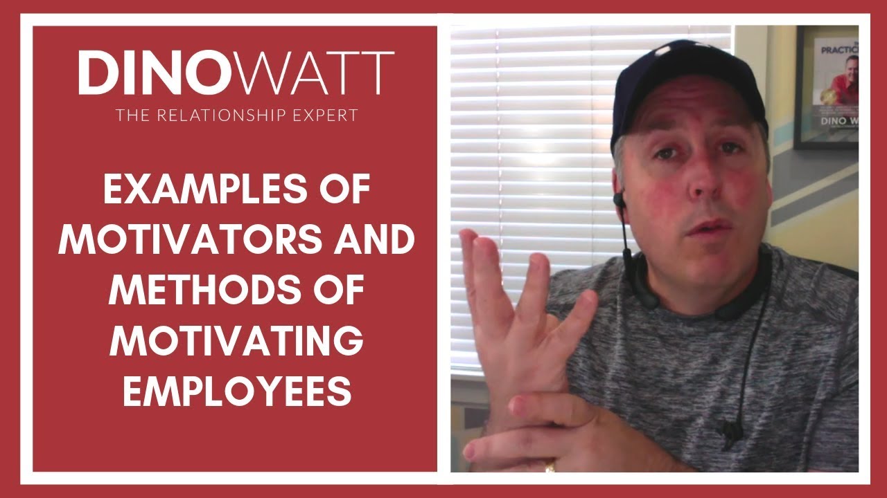 Examples of Motivators and Methods of Motivating Employees - YouTube