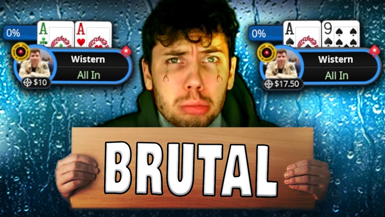 TOURNAMENT POKER CAN BE BRUTAL - YouTube