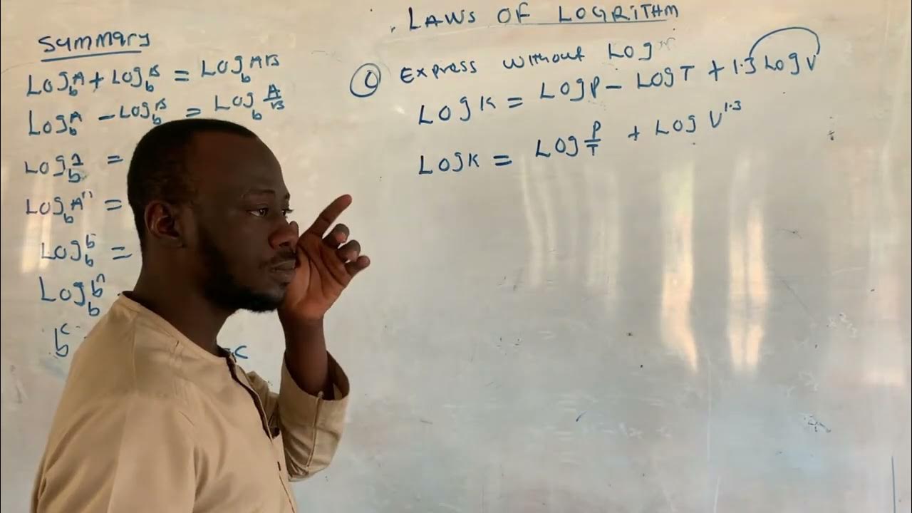 Laws of Logarithm - Lecture Two - YouTube