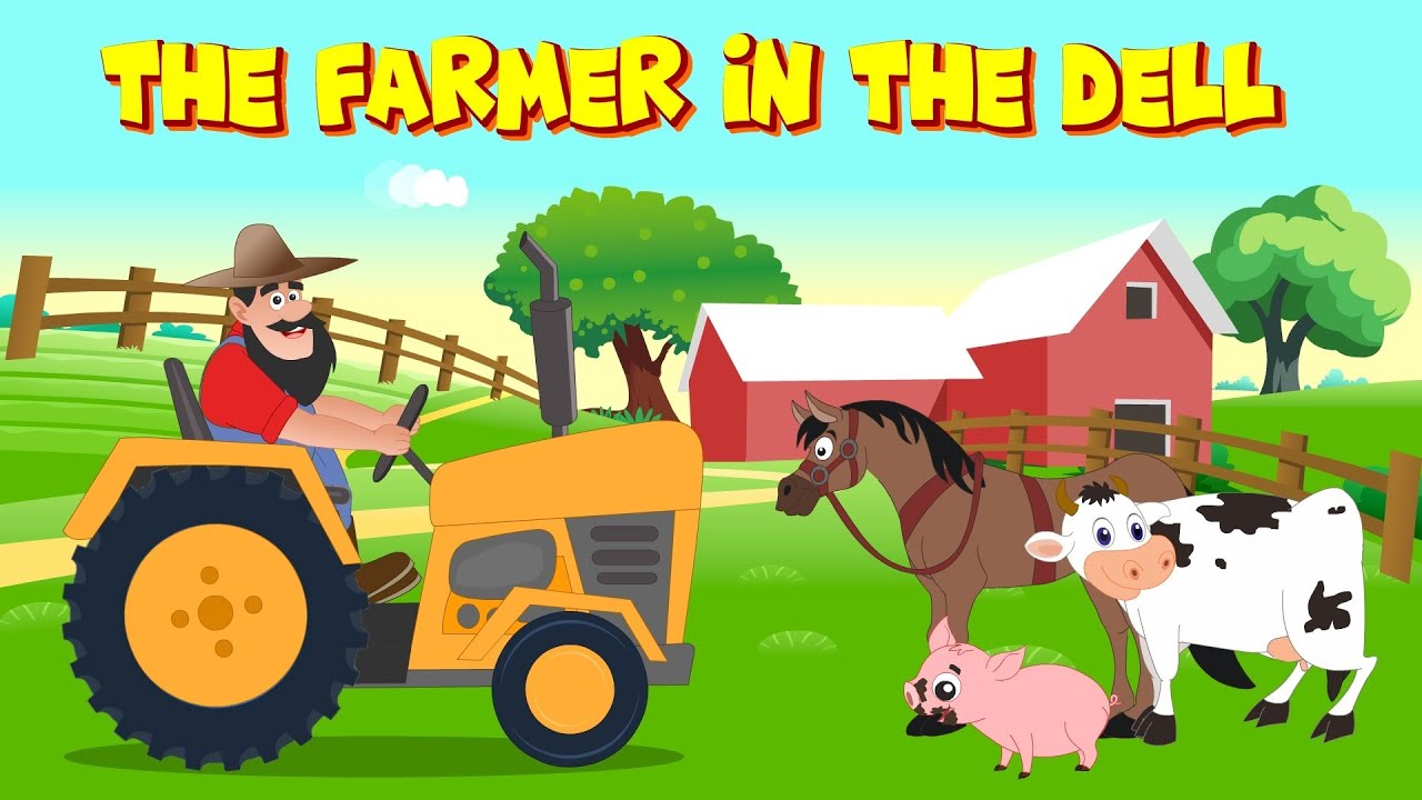The Farmer In The Dell | Nursery Rhyme for Kids | Kids Songs | - YouTube