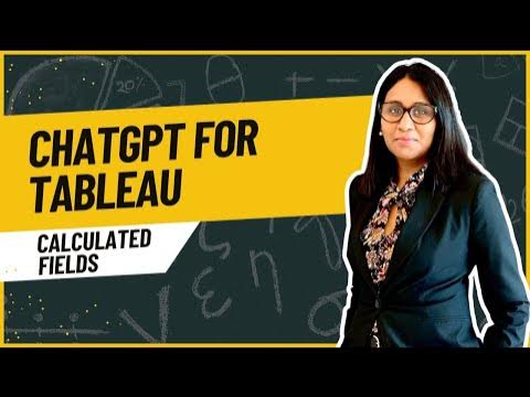 Using ChatGPT to create calculated fields in Tableau - YouTube