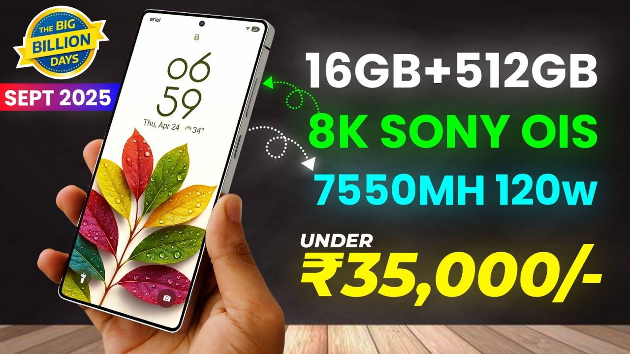 Top 5 Best Phones Under ₹35,000 in 2025 🔥 Big Billion Days & Amazon GIF ...