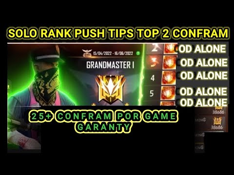 How to push rank in ff br ranked |Ff br rank push trick - YouTube