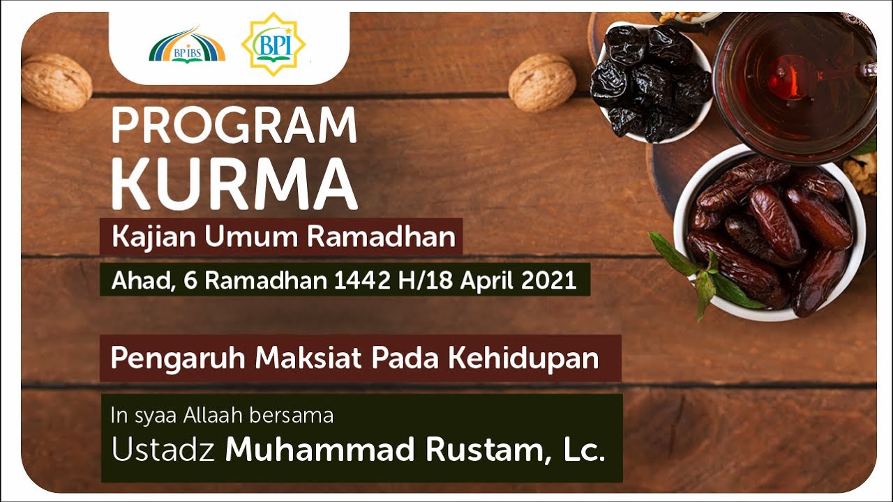KURMA 04: Pengaruh Maksiat Pada Kehidupan - Ustadz Ustadz Muhammad ...