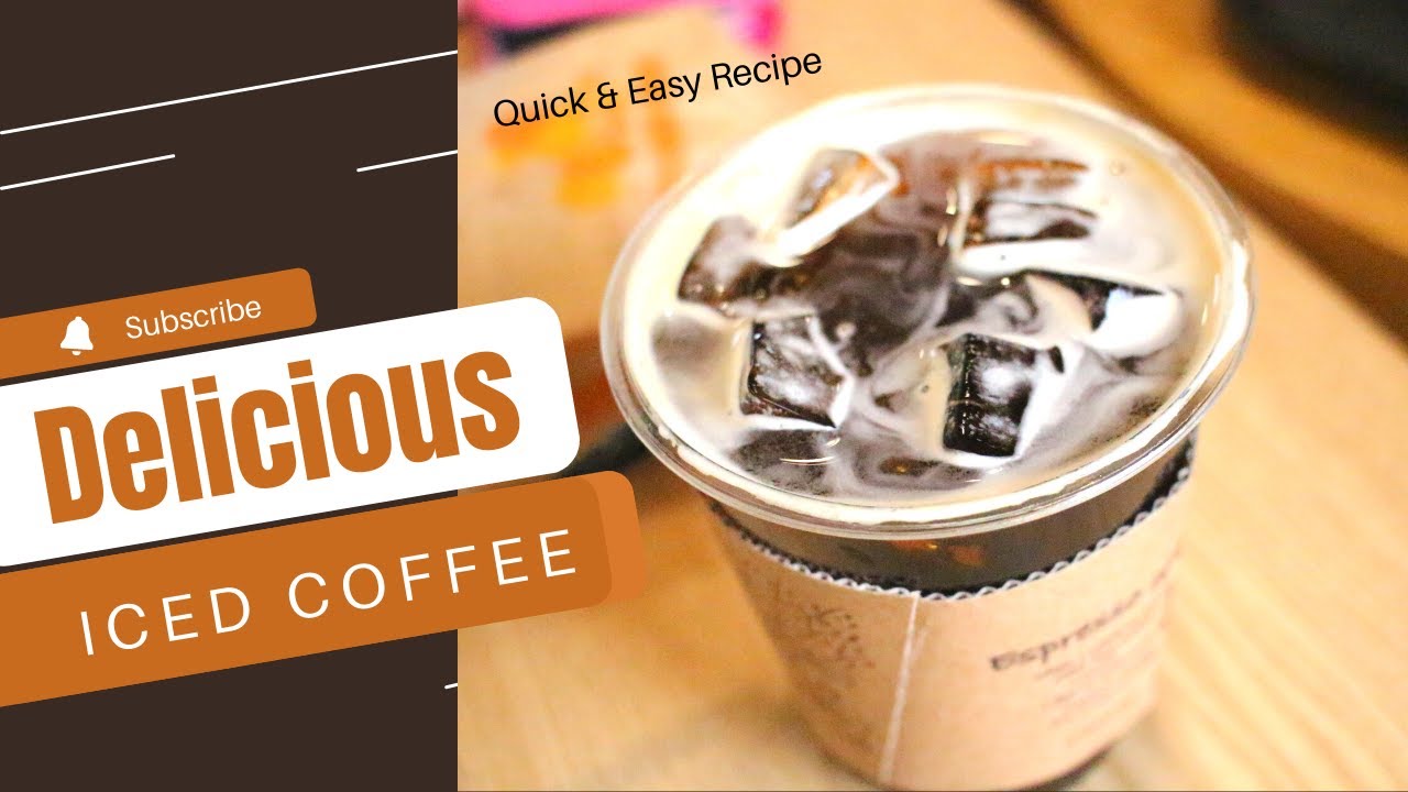 How to make Iced Coffee | Quick & Easy Recipe | Instant Iced Coffee ...