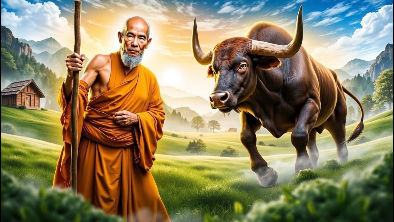 The Monk and the Wild Bull – How to Control Your Thoughts? Buddhist ...