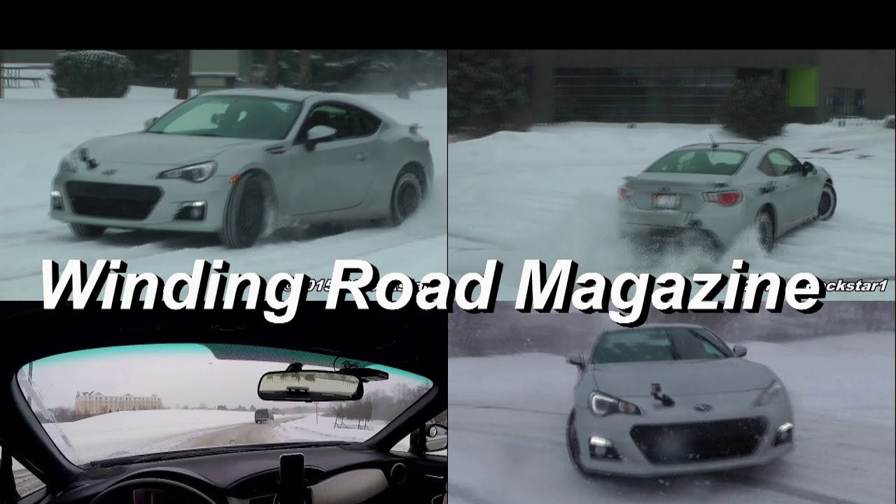 Subaru BRZ Snow Drifting: Winding Road Magazine Collaboration - YouTube