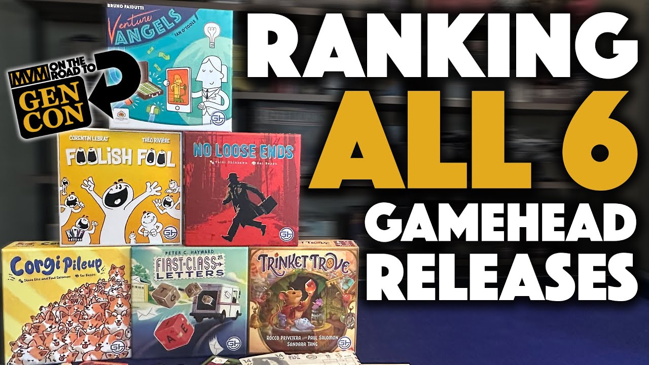 Let's Rank ALL 6 GameHead Gen Con Releases! - YouTube