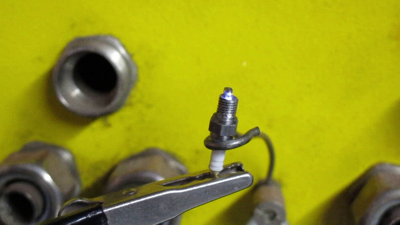 Worlds smallest production miniature spark plug - YouTube