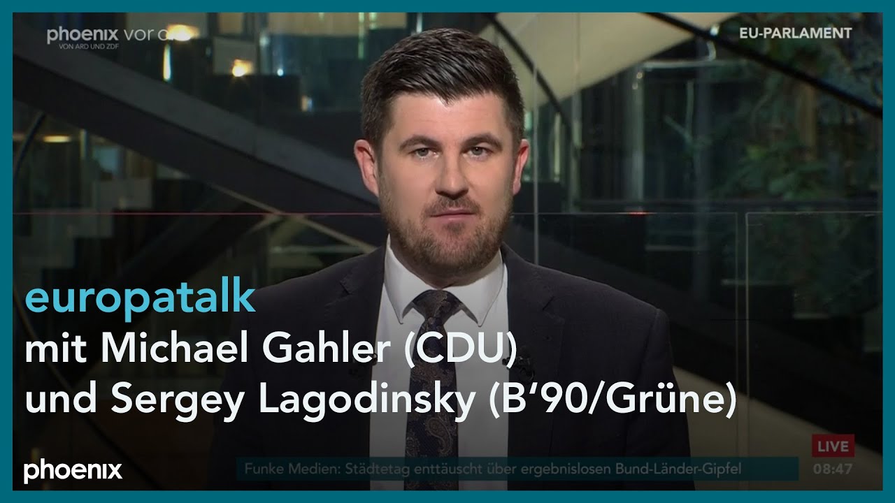 #europatalk mit Michael Gahler (CDU) und Sergey Lagodinsky (B‘90/Grüne ...