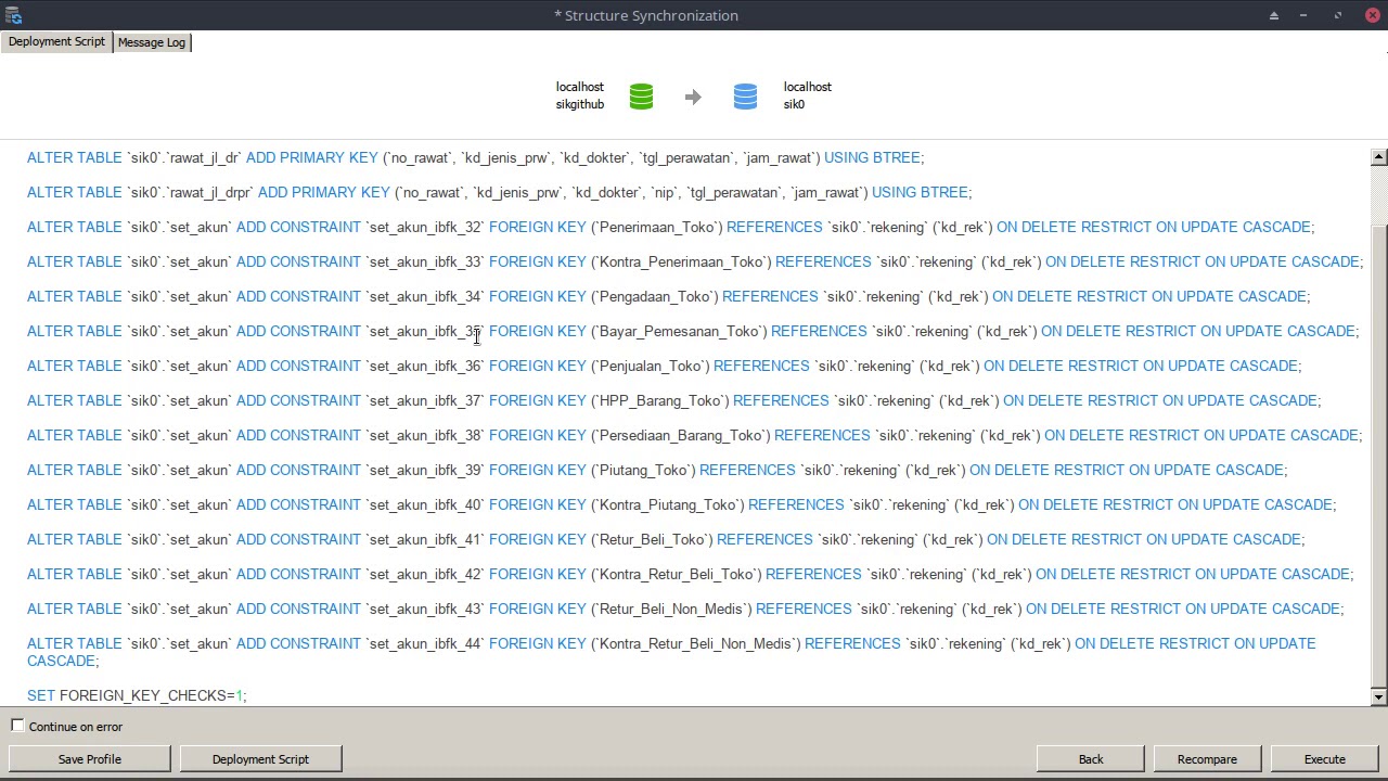 Cara Update Database SIMKES Khanza ke Versi April 2020 - YouTube