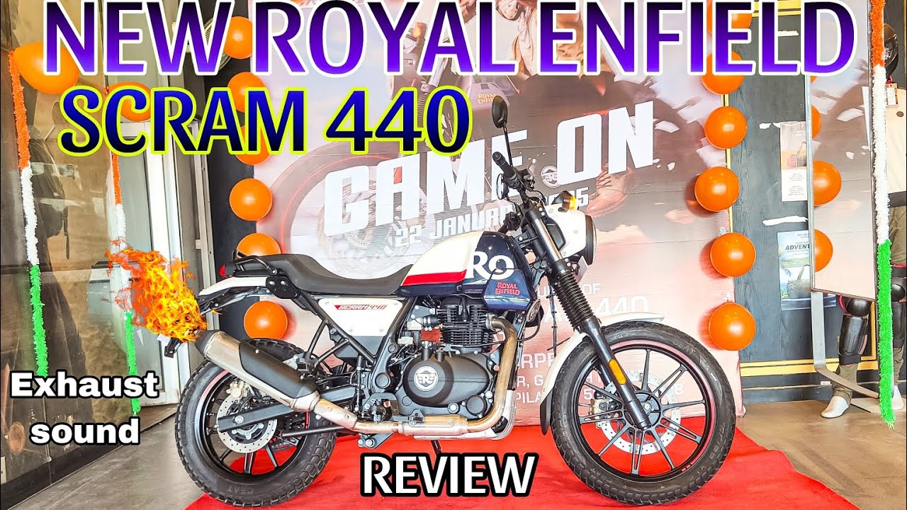 Royal Enfield Scram 440 new bike new engine new gearbox Review - YouTube