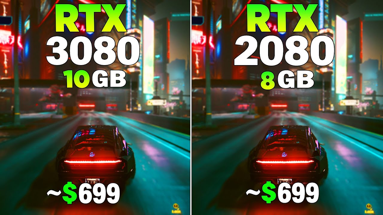 RTX 3080 vs RTX 2080 - Test in 8 Games - YouTube