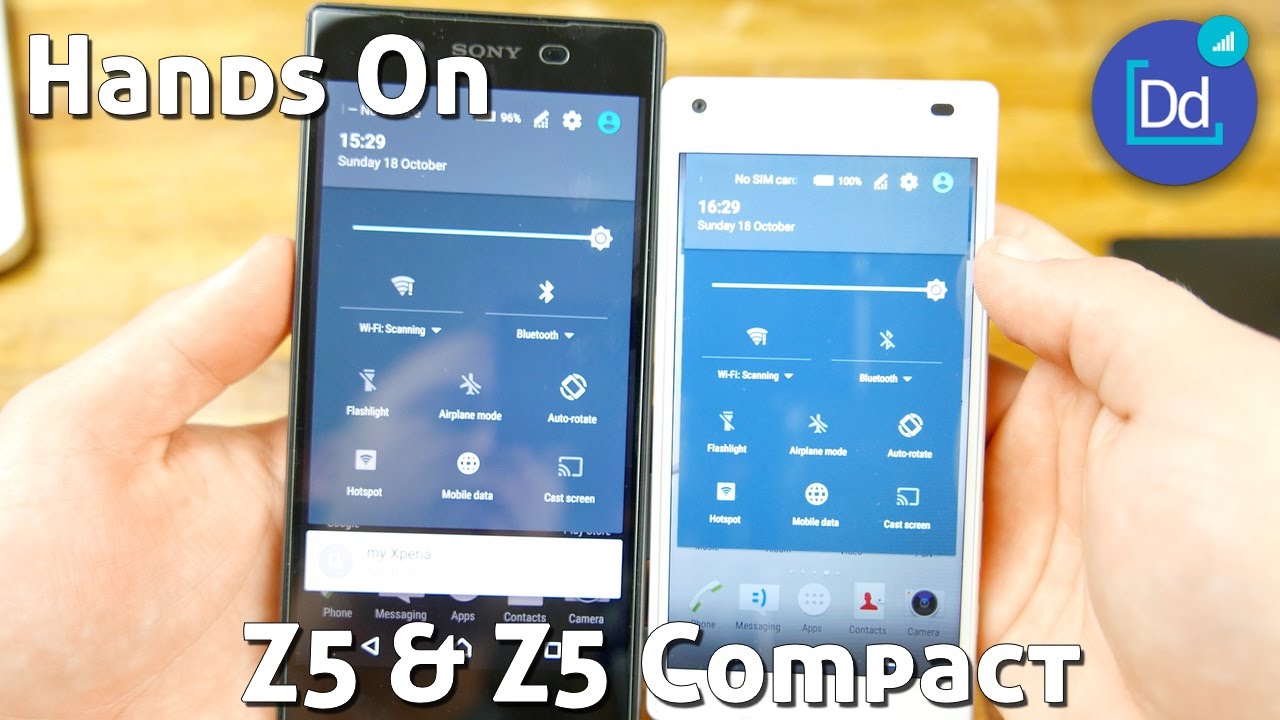 Z5 & Z5 Compact hands on in 4K - YouTube