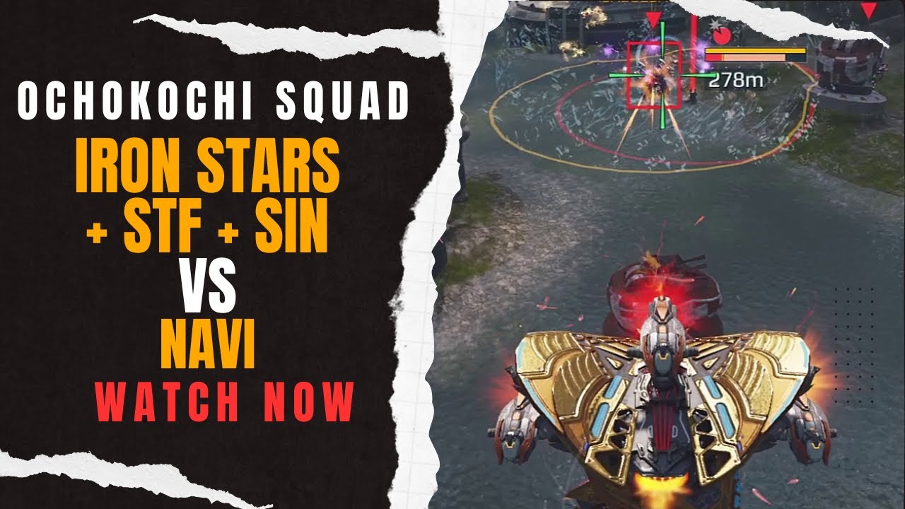 💪 Iron Stars + STF + Sin vs Navi Clan Battle : War Robots WR - YouTube