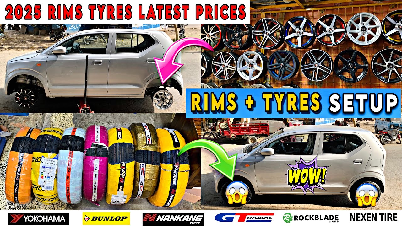 Suzuki Alto 2025 Rims + Tyres Setup | HS Rims + Winda 175/70R13 Tyre ...