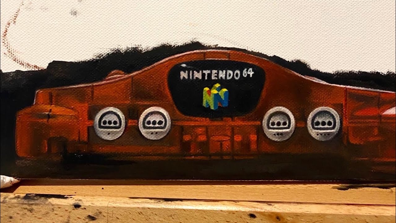 1996 || Oil painting timelapse (part I) Nintendo 64 - YouTube