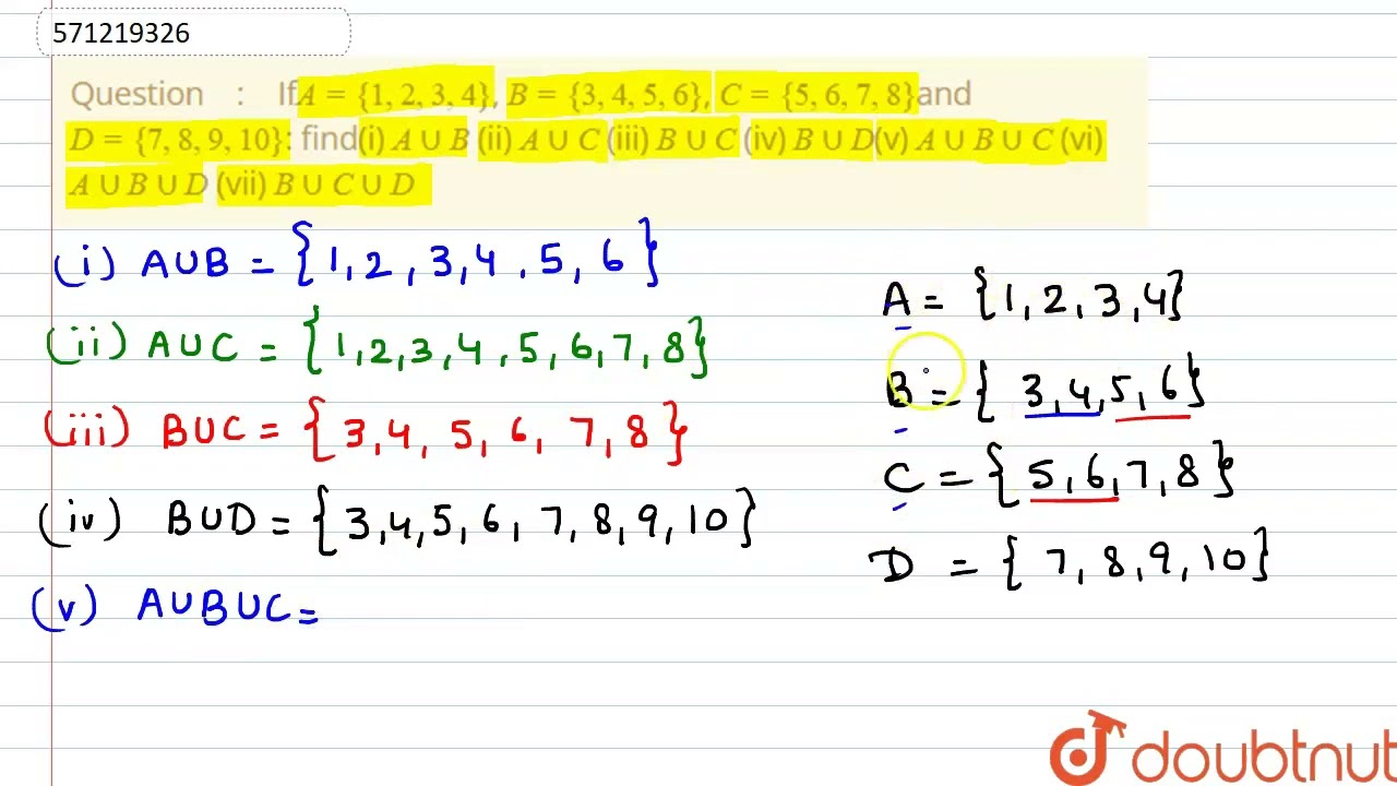 IfA 1 2 3 4 B 3 4 5 6 C 5 6 7 8 andD 7 8 9 IfA 1 2 3 4 B 3 4 5 6 C 5 6 7 8 andD 7 8 9