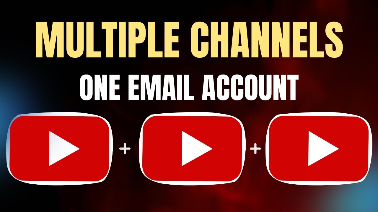 How To Make Multiple YouTube Channels Under One Gmail Account - YouTube