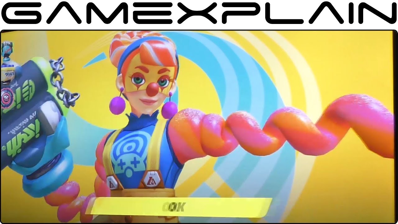 ARMS - Lola Pop 1 on 1 Gameplay (Gamescom) - YouTube