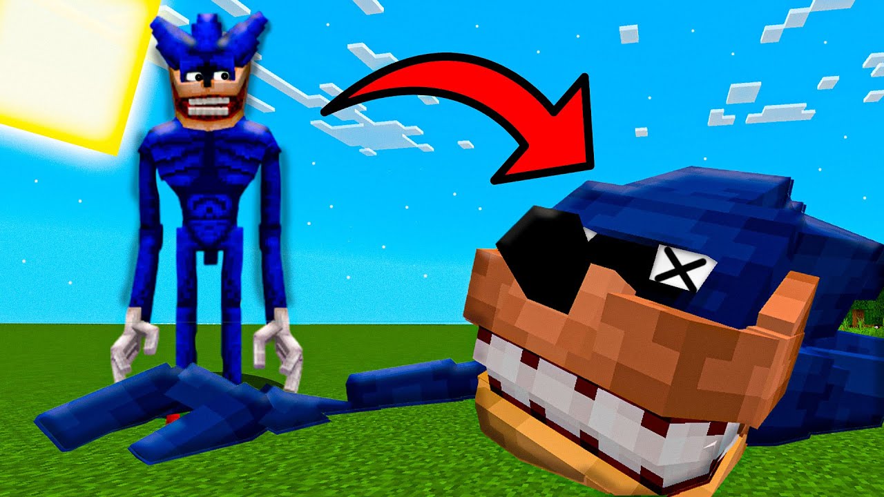 New SHIN SONIC VS Old Shin Sonic Tapes ALL PHASES IN MINECRAFT PE😨 ...