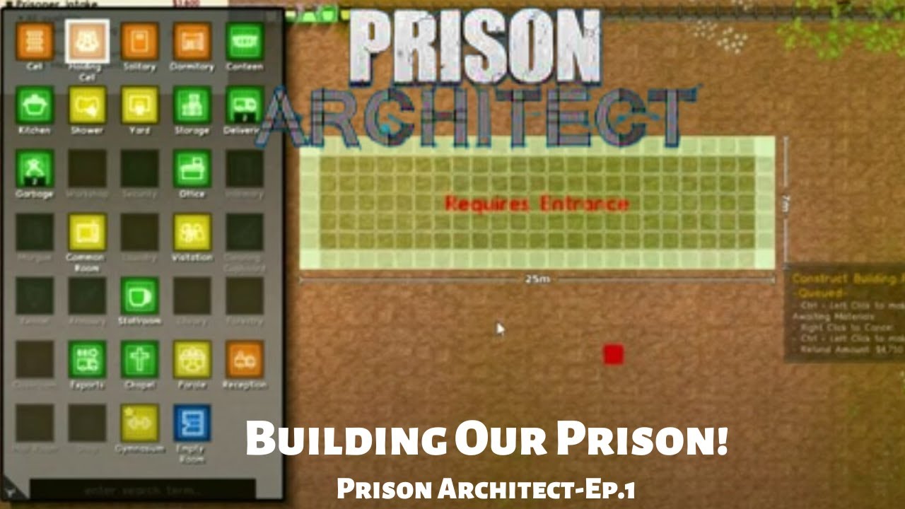 Building Our Prison! | Prison Architect-Ep.1 - YouTube