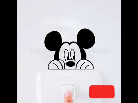 Simple and easy switchboard Micky mouse designs - YouTube