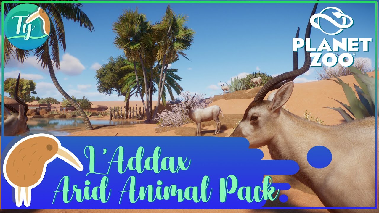 Planet zoo: Arid Animal Pack: l'Addax - YouTube
