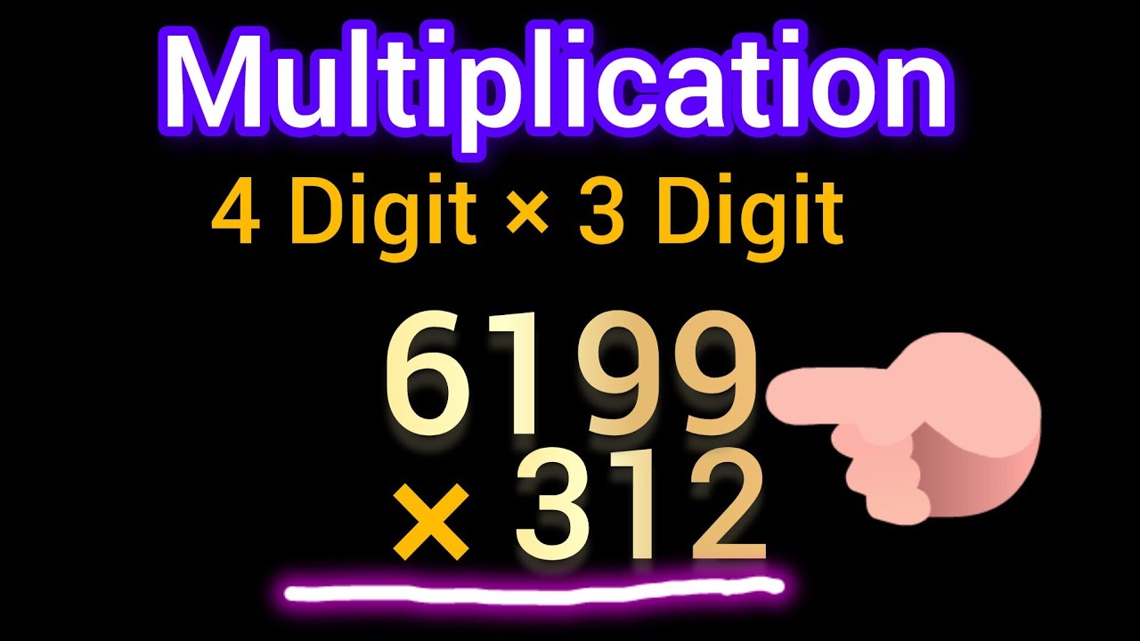 How To Solve 4 Digit By 3 Digit Multiplication YouTube How To Solve 4 Digit By 3 Digit Multiplication YouTube