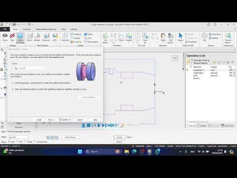 Part 2 FeatureCAM Turning - YouTube