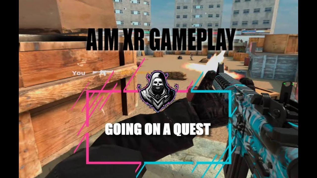 AIM XR AWESOME FREE SHOOTER ON SIDEQUEST FOR YOUR VR HEADSET - YouTube